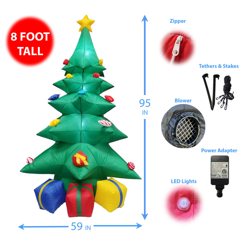 The Holiday Aisle® 8 Ft Christmas Tree Decoration And Reviews Wayfair